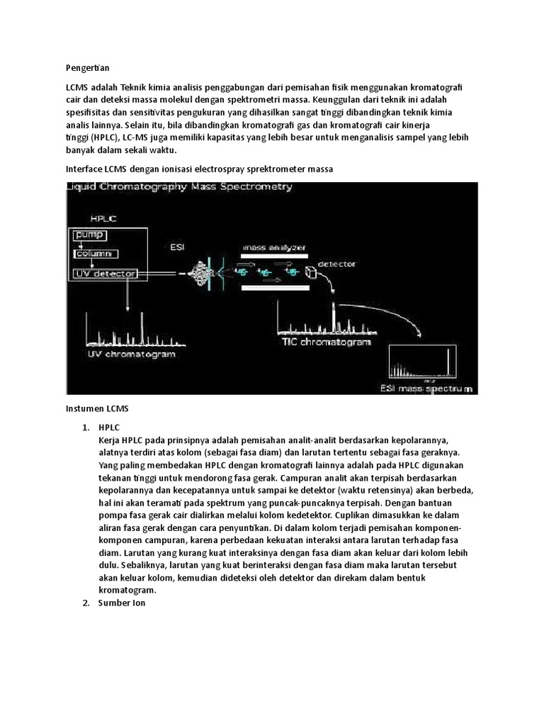 Pengertian dan Keunggulan LCMS | PDF