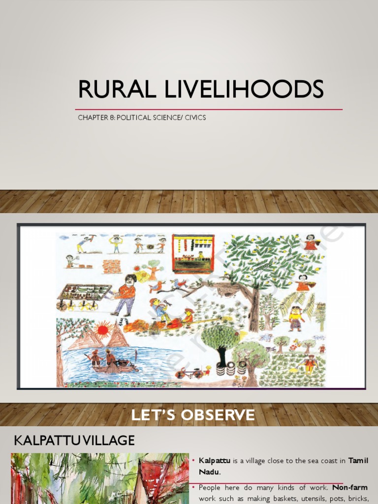Rural Livelihoods | PDF | Agriculture | Farms