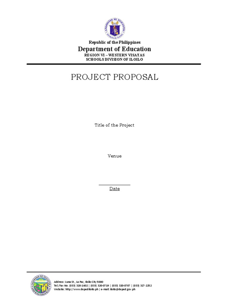 DRRM PROJECT PROPOSAL Blank | PDF