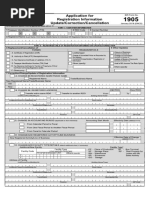 Bir Update Form (1905) | PDF | Taxes | Public Law