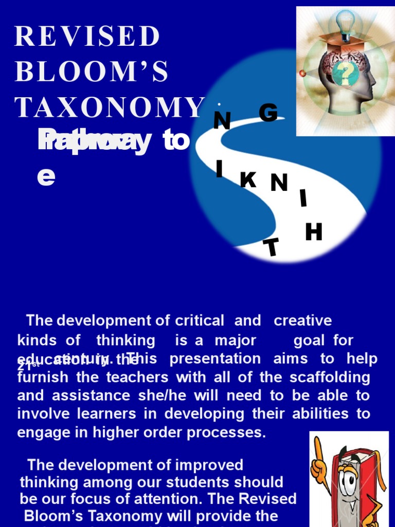 Blooms Taxonomy | PDF | Knowledge | Reading Comprehension