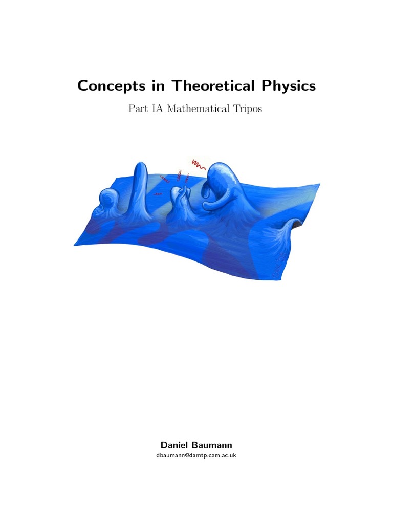 Concepts in Theoretical Physics by Baumann PDF | PDF | Lagrangian ...