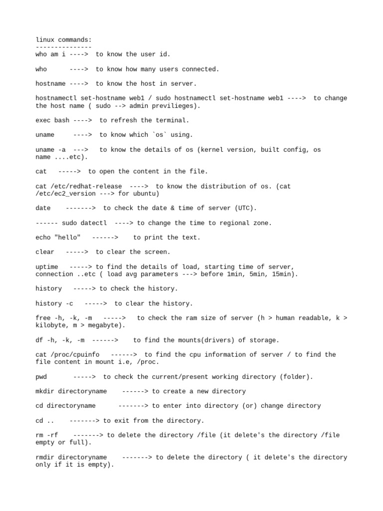LINUX Commands | PDF | Computer File | Sudo LINUX Commands | PDF | Computer File | Sudo