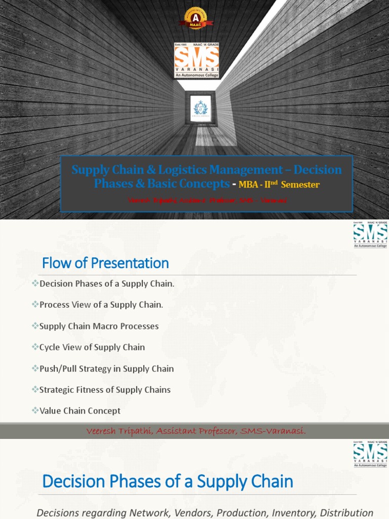 Supply Chain Decision Phases & Basic Concepts PDF | PDF | Supply Chain ...