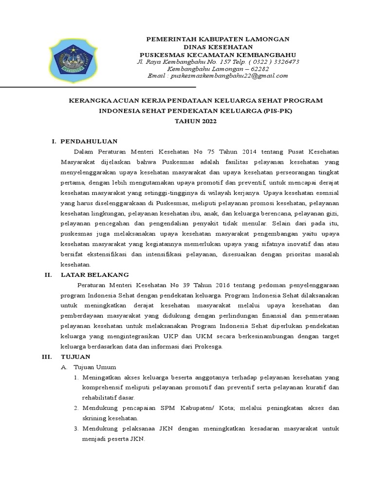 Kak Pis PK 2022 | PDF