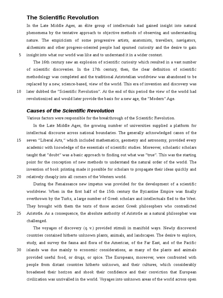 The_Scientific_Revolution.pdf | PDF | Heliocentrism | Galileo Galilei