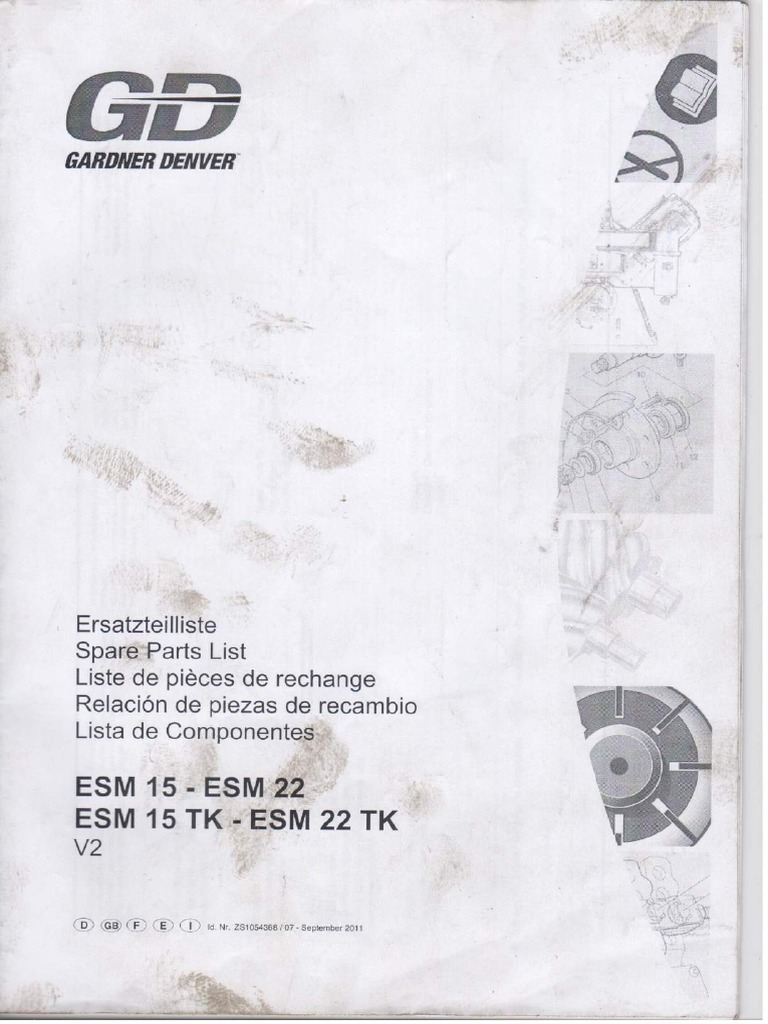 Gardner Denver ESM 15 - ESM 22 | PDF