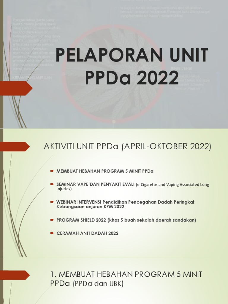 CONTOH PELAPORAN UNIT PPDa 2022 | PDF