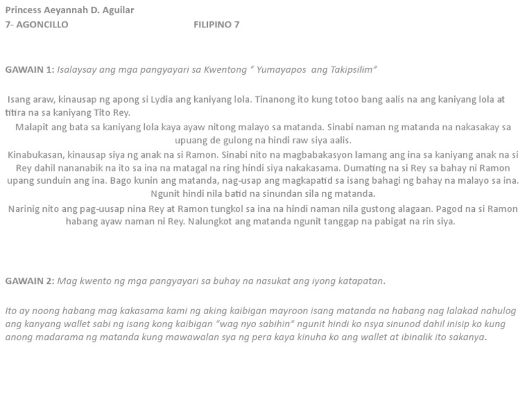 Module Filipino 7 | PDF