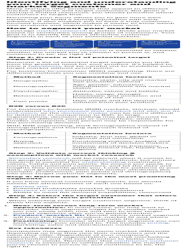 Identifying Target Market | Download Free PDF | Market Segmentation ...