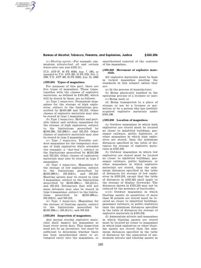CFR 2007 Title27 Vol3 Sec555 203 PDF | PDF | Bureau Of Alcohol