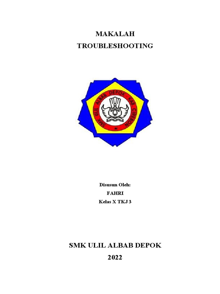 Makalah TKJ Troubleshooting | PDF