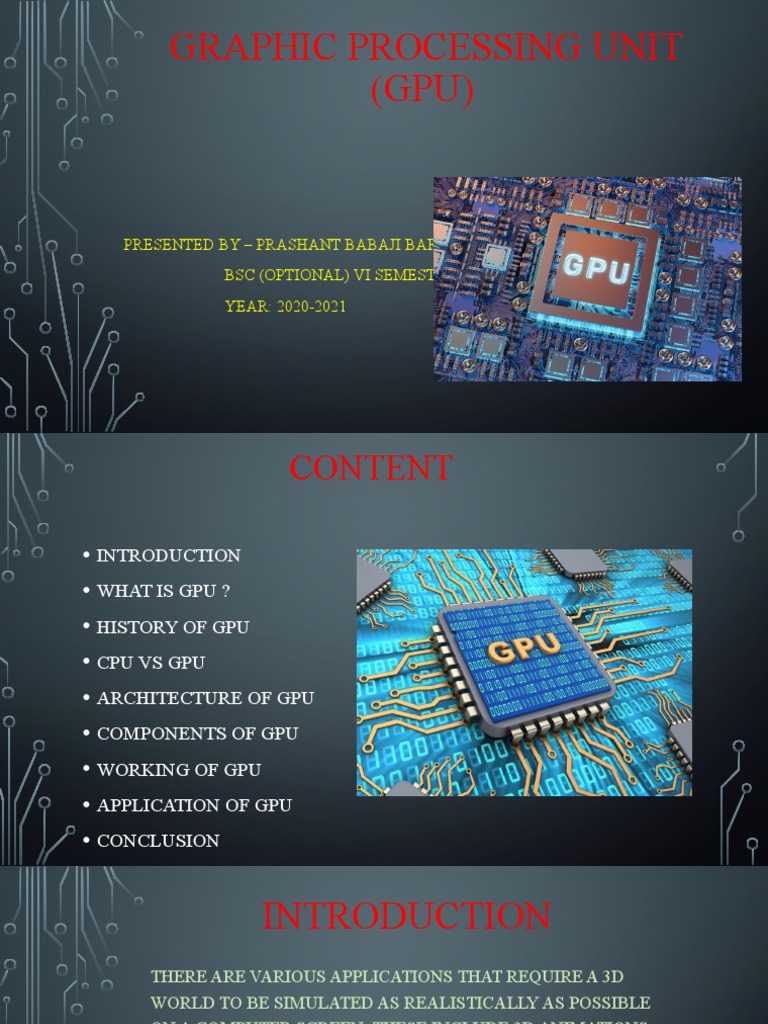 Graphic Processing Unit | PDF | Graphics Processing Unit | Central Processing Unit