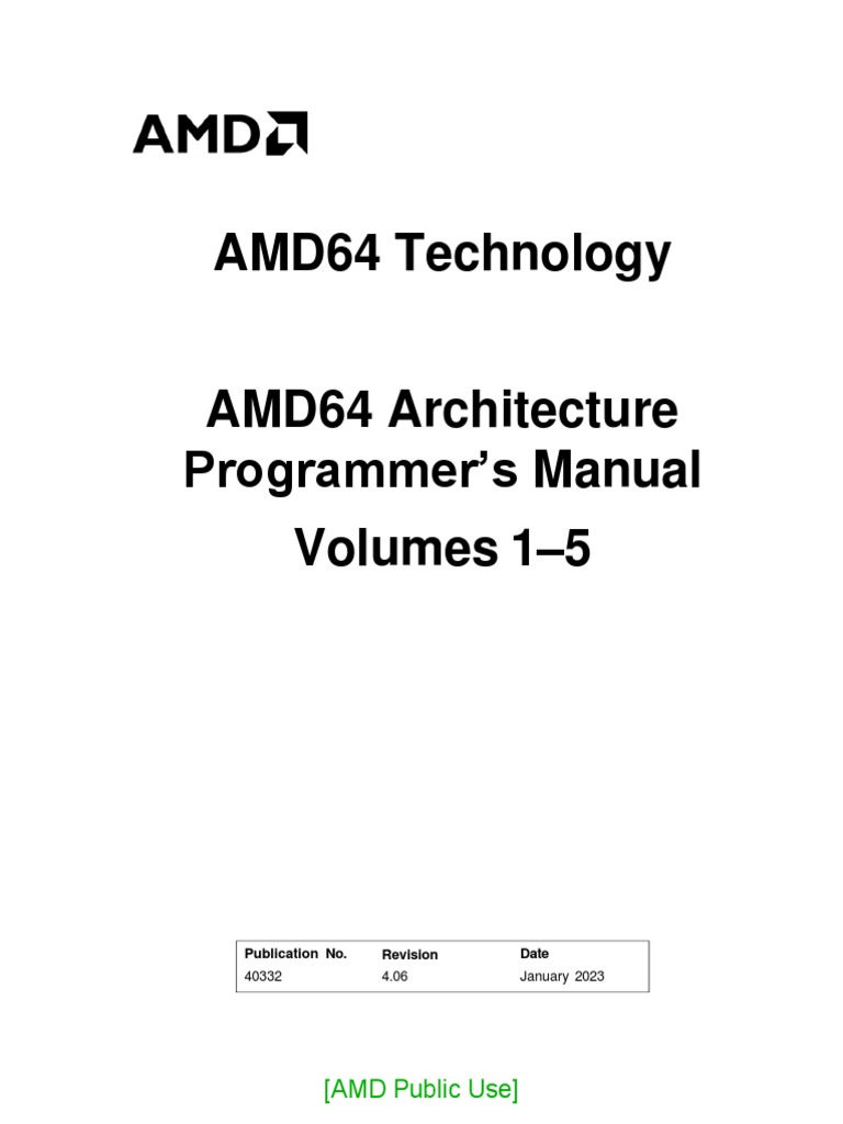 AMD64 Technology | PDF | Central Processing Unit | Computer Science