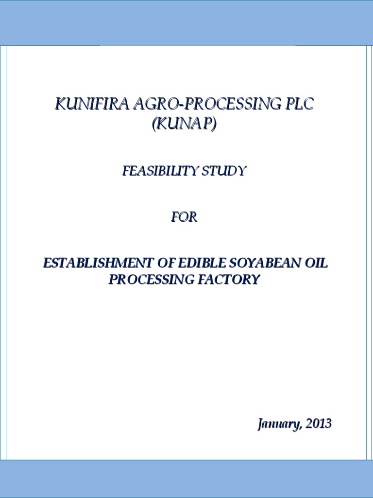 KUNAP'S Final Feasibility Study | PDF