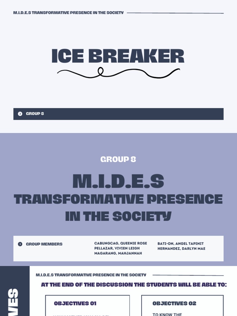 G8 M.i.d.e.strans Formative Presence in The Society | PDF | Courage | Jesus