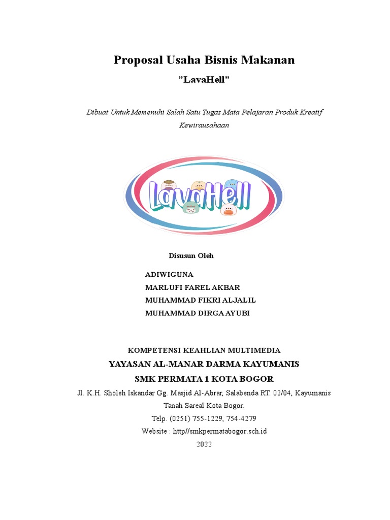 Proposal Usaha | PDF