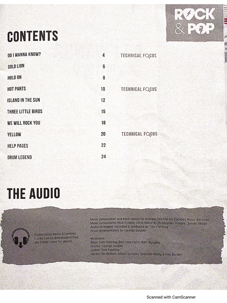 Rock & Pop Initial | PDF