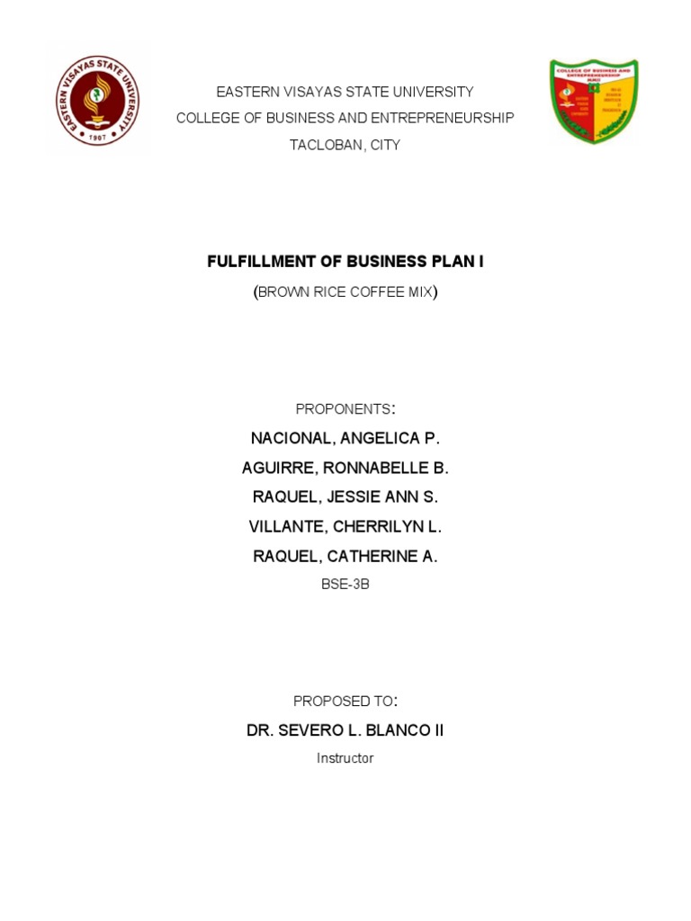 Business Plan Final | PDF | Competition | Marketing Research