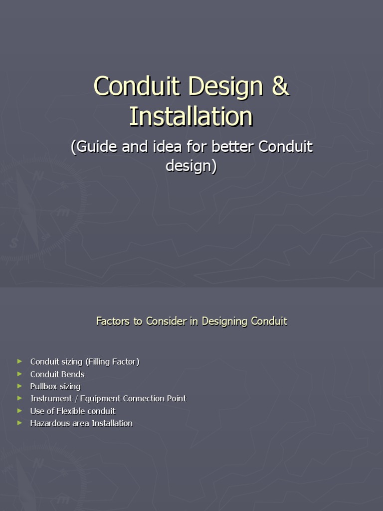 Conduit Design & Installation | PDF | Electrical Connector | Building ...