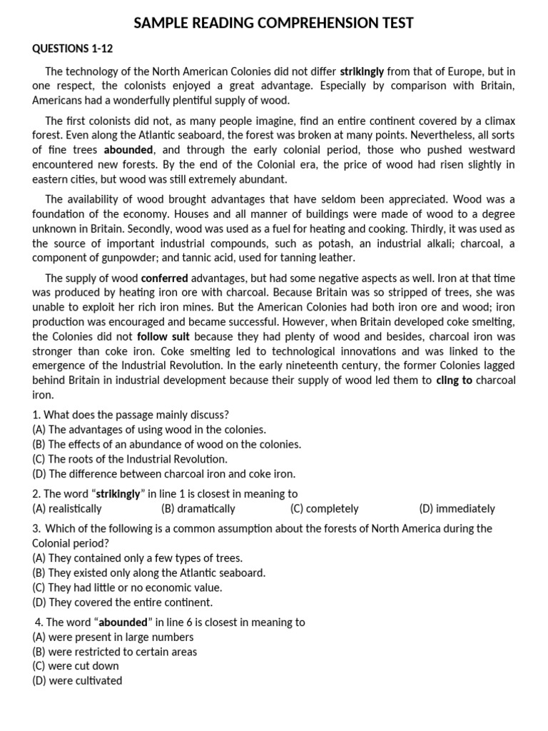 Sample RD Test | PDF | Mars | Atmosphere
