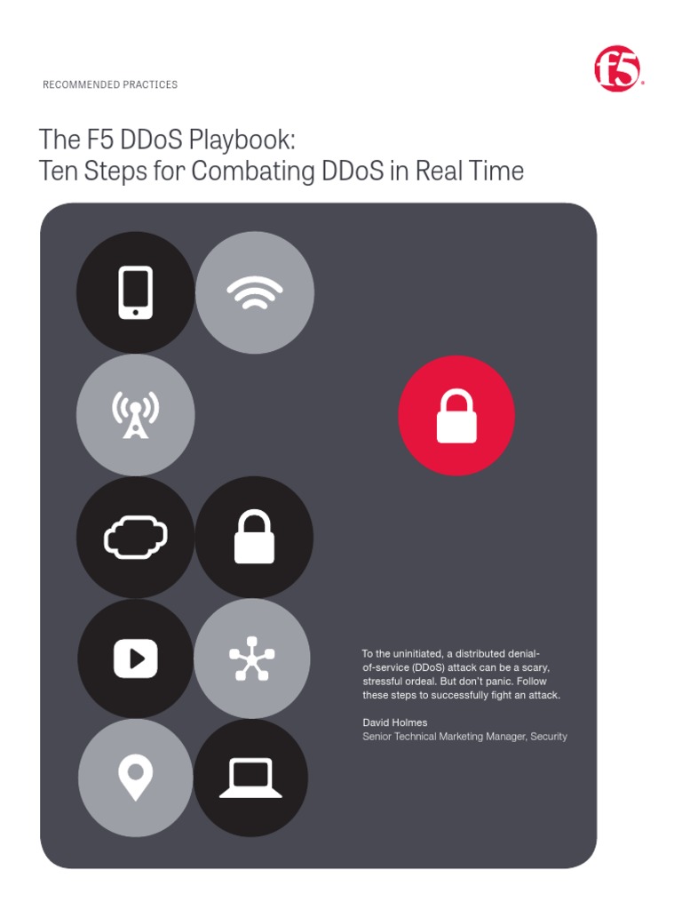 The F5 DDoS Playbook | PDF | Denial Of Service Attack | Computer Network
