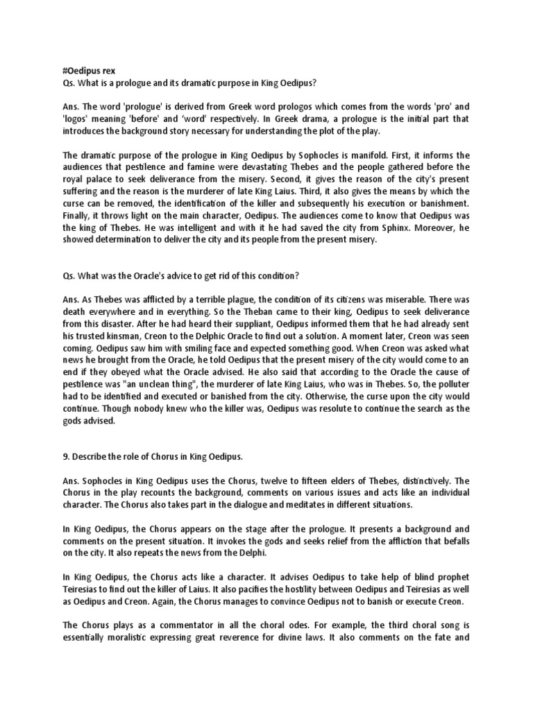 Drama Short Qssssa | Download Free PDF | Oedipus | As You Like It