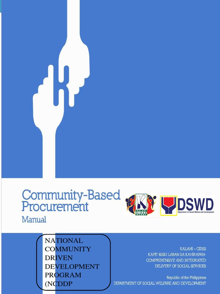 Revised NCDDP Procurement Manual Volume 1 PDF | PDF