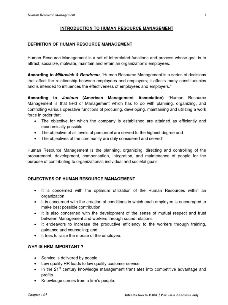Introduction - To - Human - Resource - Managemen 2019 PDF | PDF | Human ...