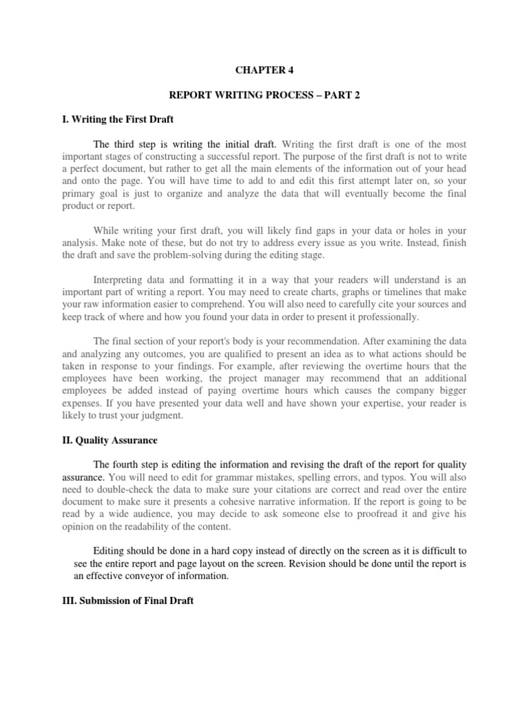 Writing the first draft and editing for quality | PDF