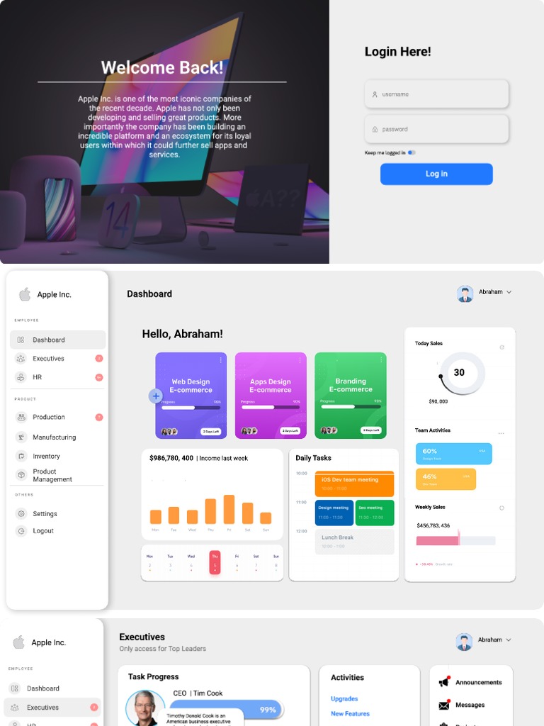Prototype-Apple's ERP System | PDF