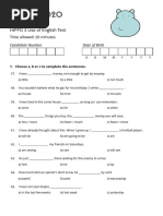 Activity Book Answer Key | PDF