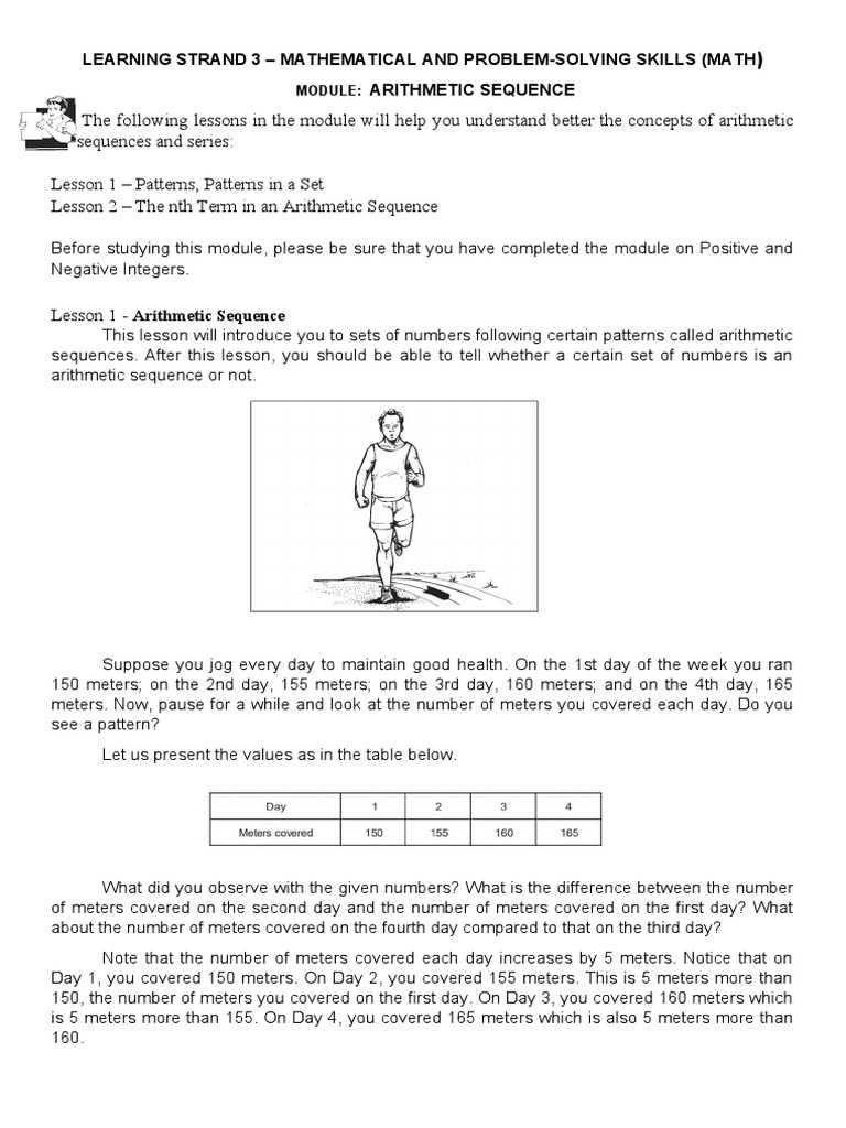 LS 3 - Arithmetic | PDF | Numbers | Sequence