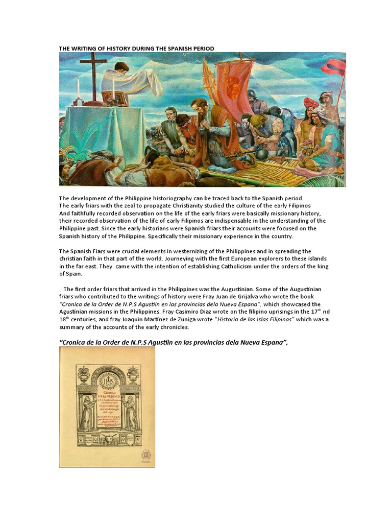 The Writing of History During The Spanish Period | PDF | Philippines