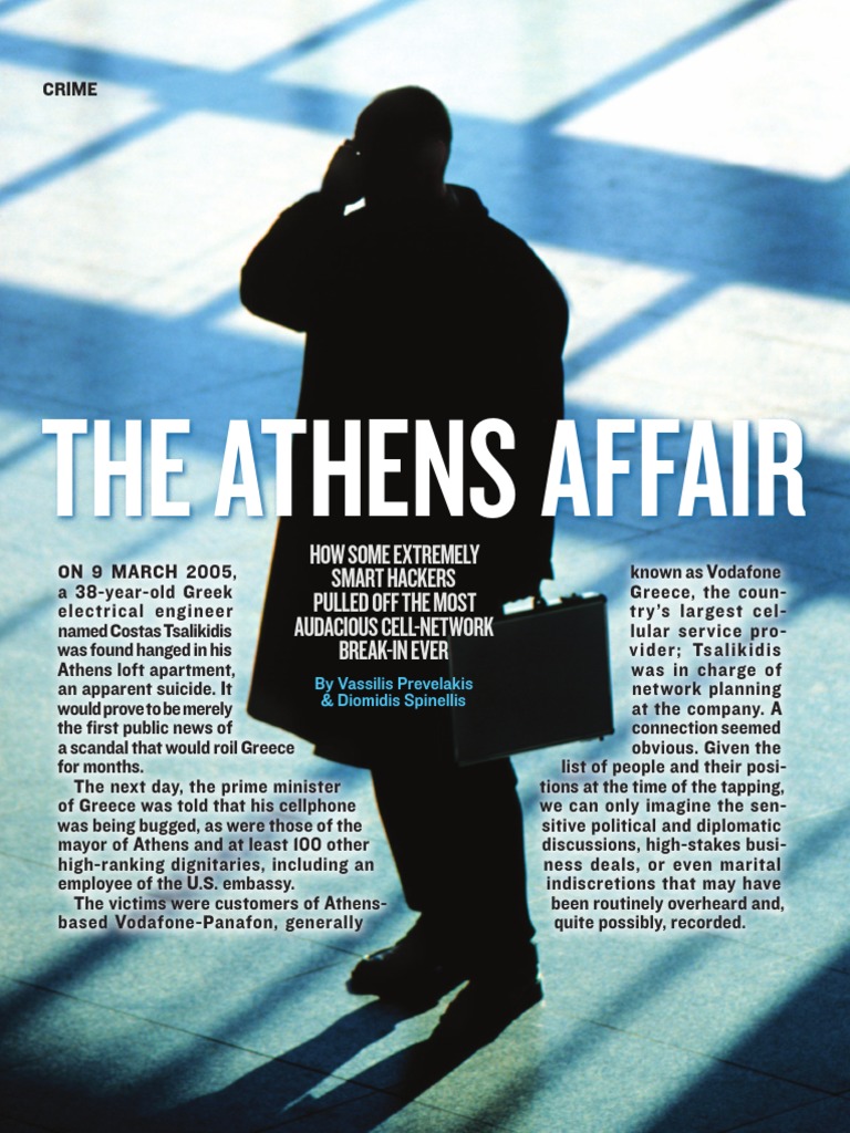 The Athens Affair | PDF | Telephone Tapping | Computer Science