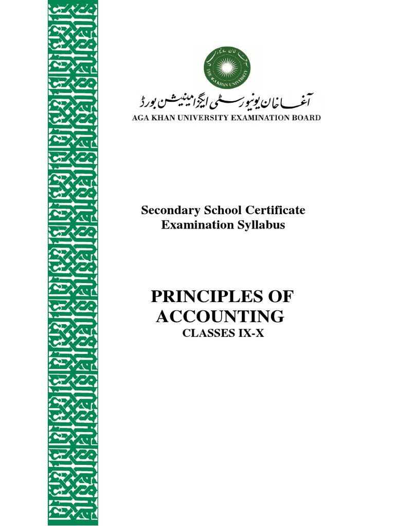 Principles of Accounting | PDF
