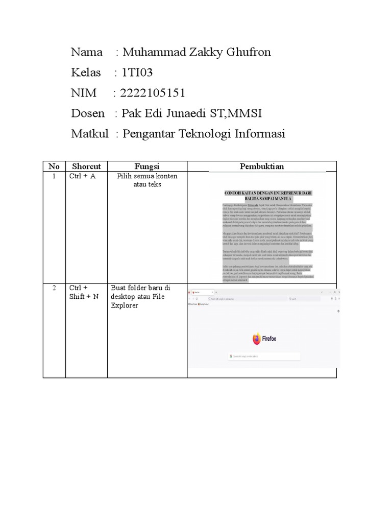 Shortcut Potong Item ke Clipboard | PDF