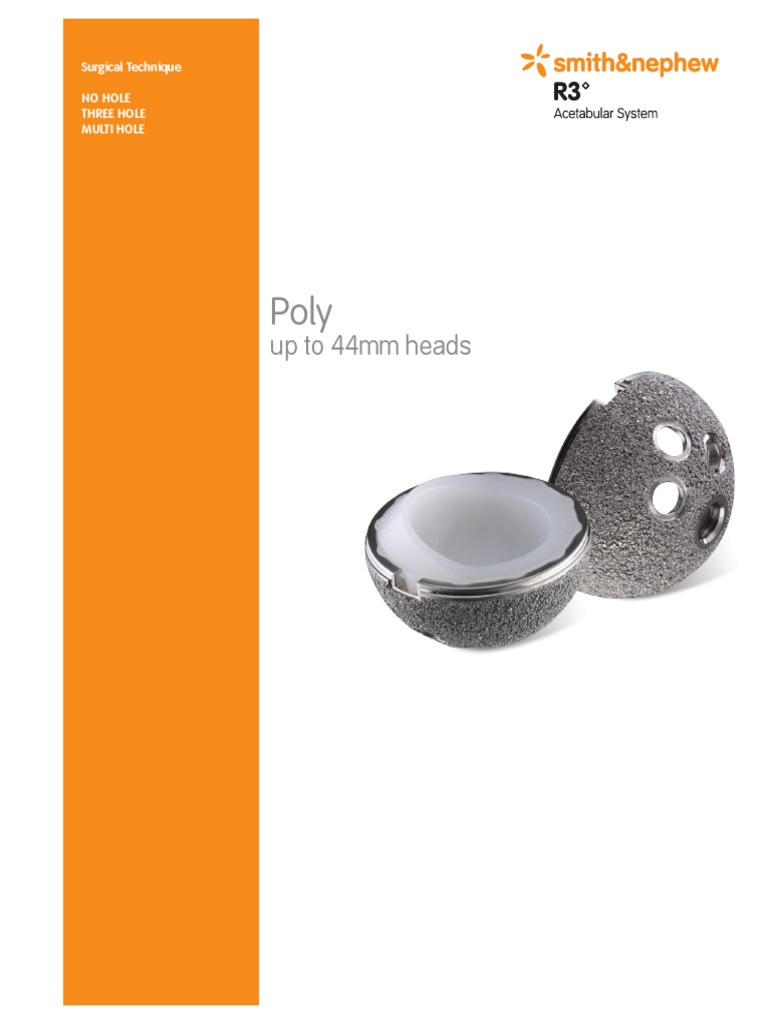 Cotilo S3 Smith & Nephew | PDF | Hip | Osteoarthritis
