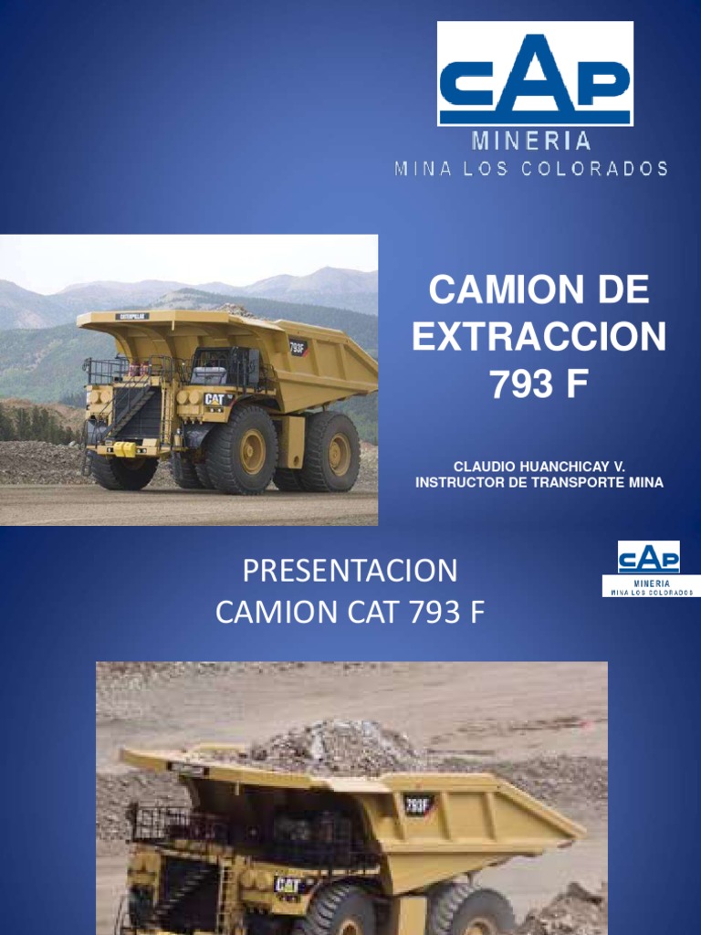 CAT-793F Presentacion 1 PDF | PDF | Engranaje | Aceite de motor