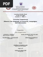 English 10 Quarter 4 Module 4 | PDF | Clause | Pronoun