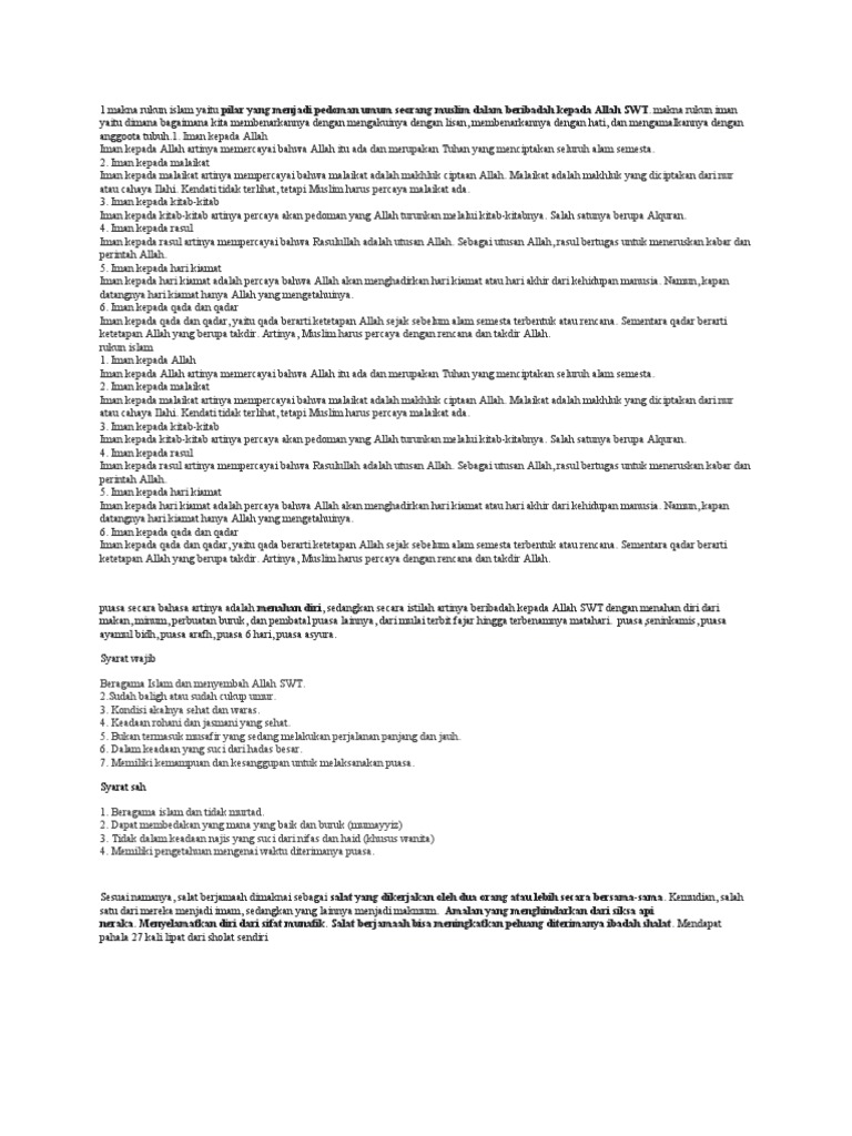Syarat Sah | PDF