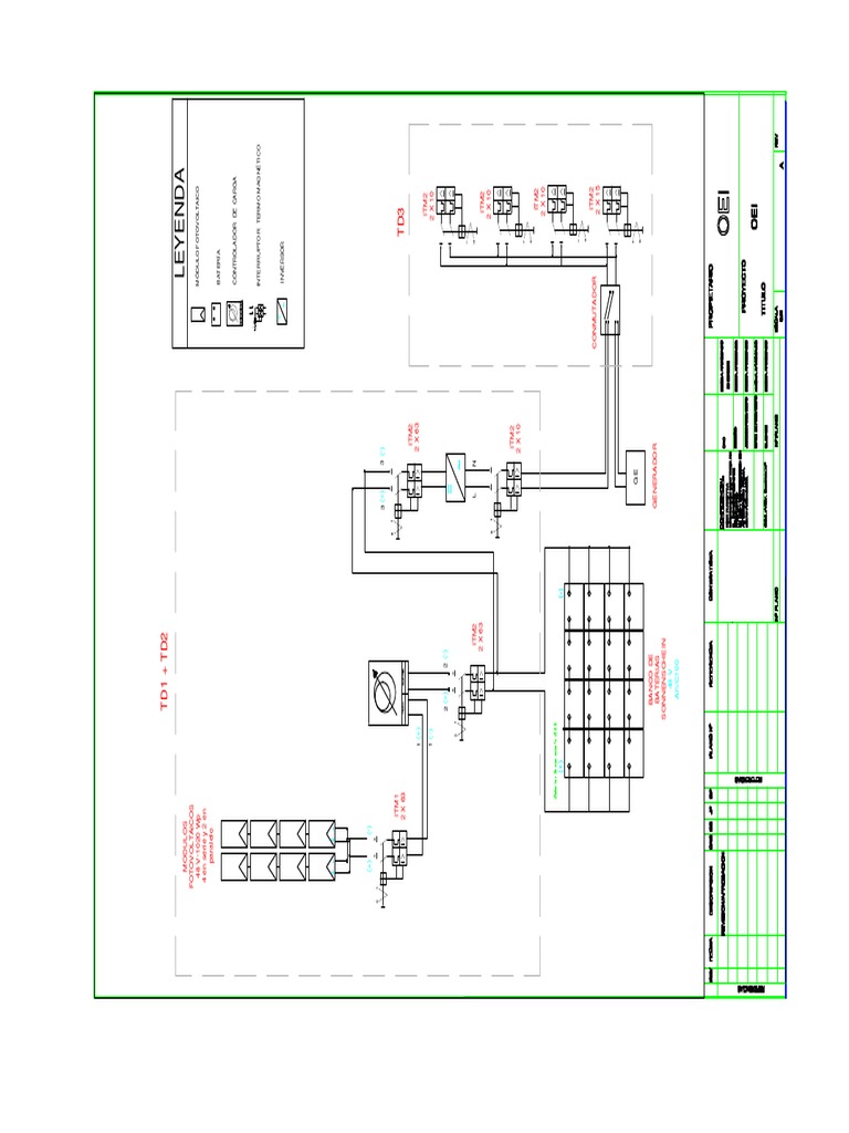 Diagrama Electrico TD1-2 Vista Alegre - Sec | PDF