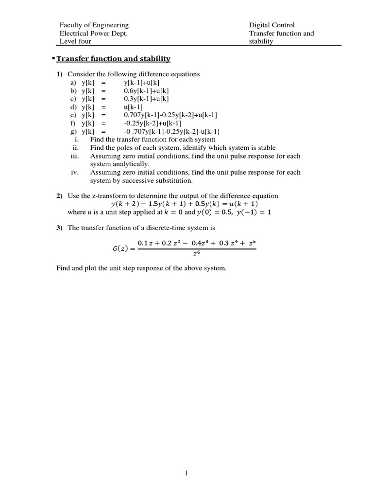 Transfer Function PDF | PDF Transfer Function PDF | PDF