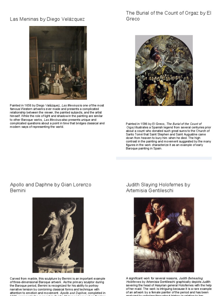 Baroque Artworks | PDF | Baroque | Paintings