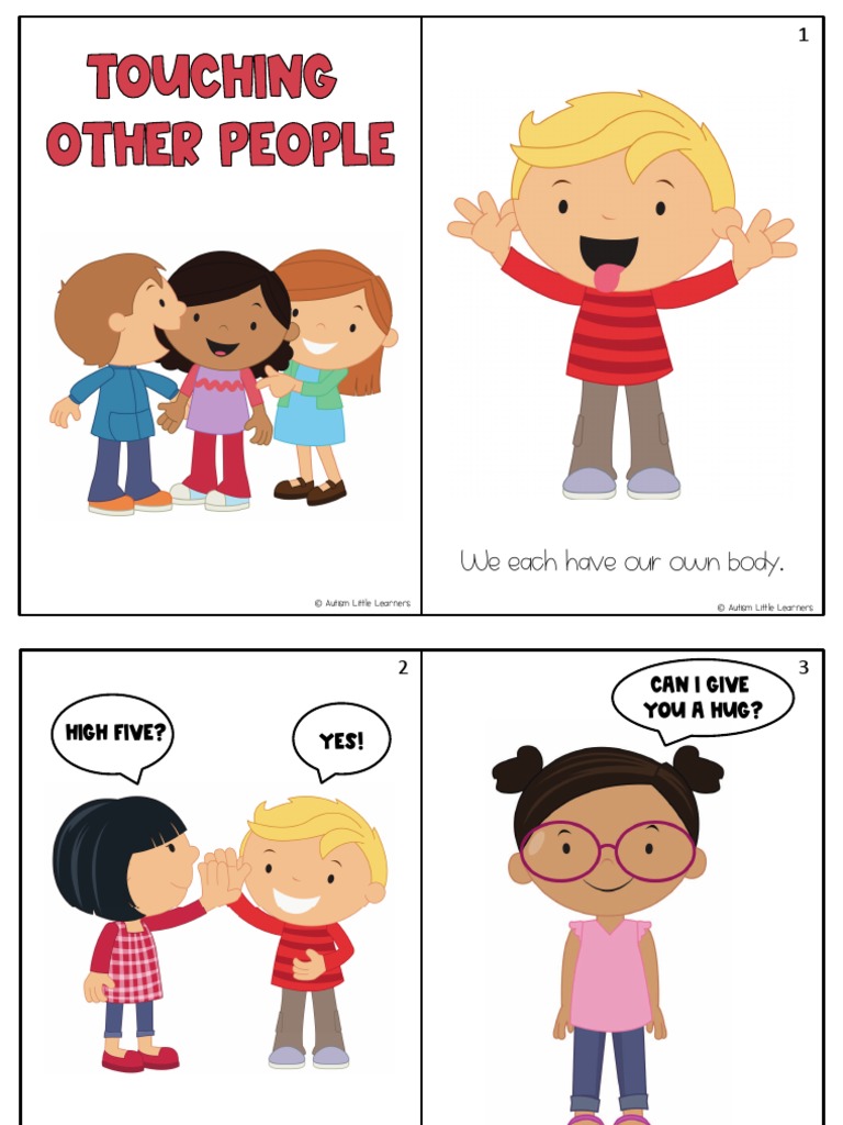 Social Story About Touching Others | PDF | Human Communication ...