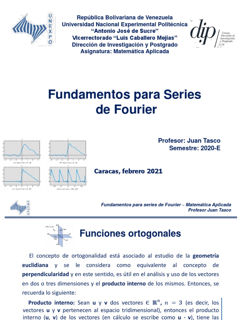 Clase 1. Fundamentos de Series de Fourier.pdf | PDF