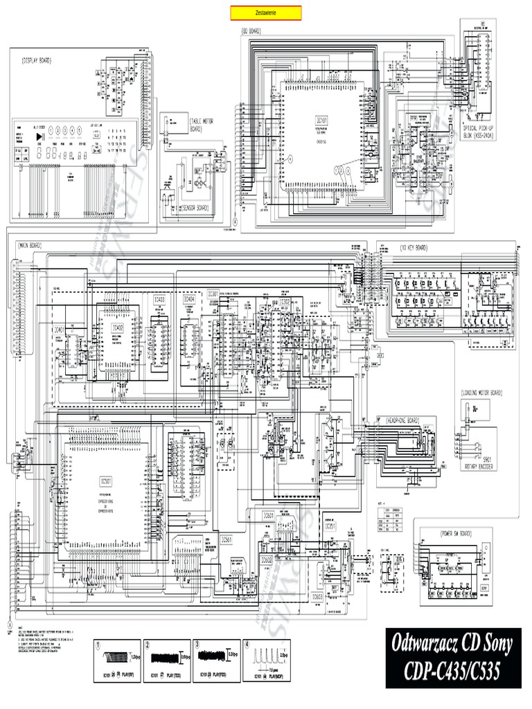 AUDIO Sony CD CDP-C435 | PDF