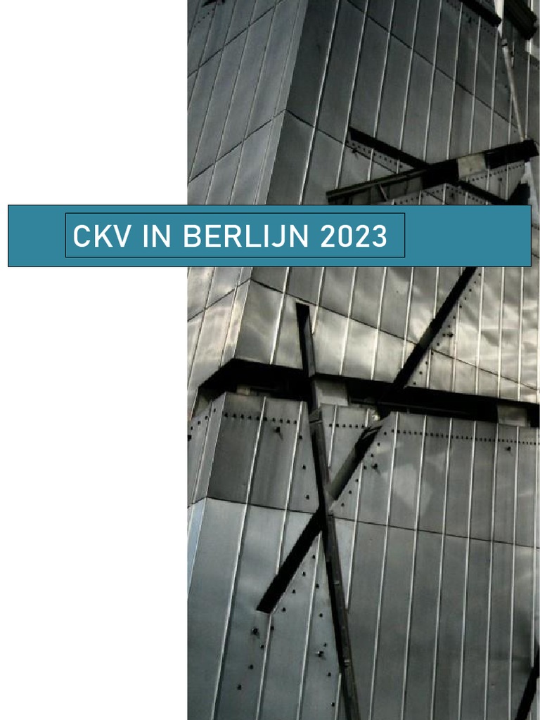 CKV in Berlijn Werkboek 2023 | PDF
