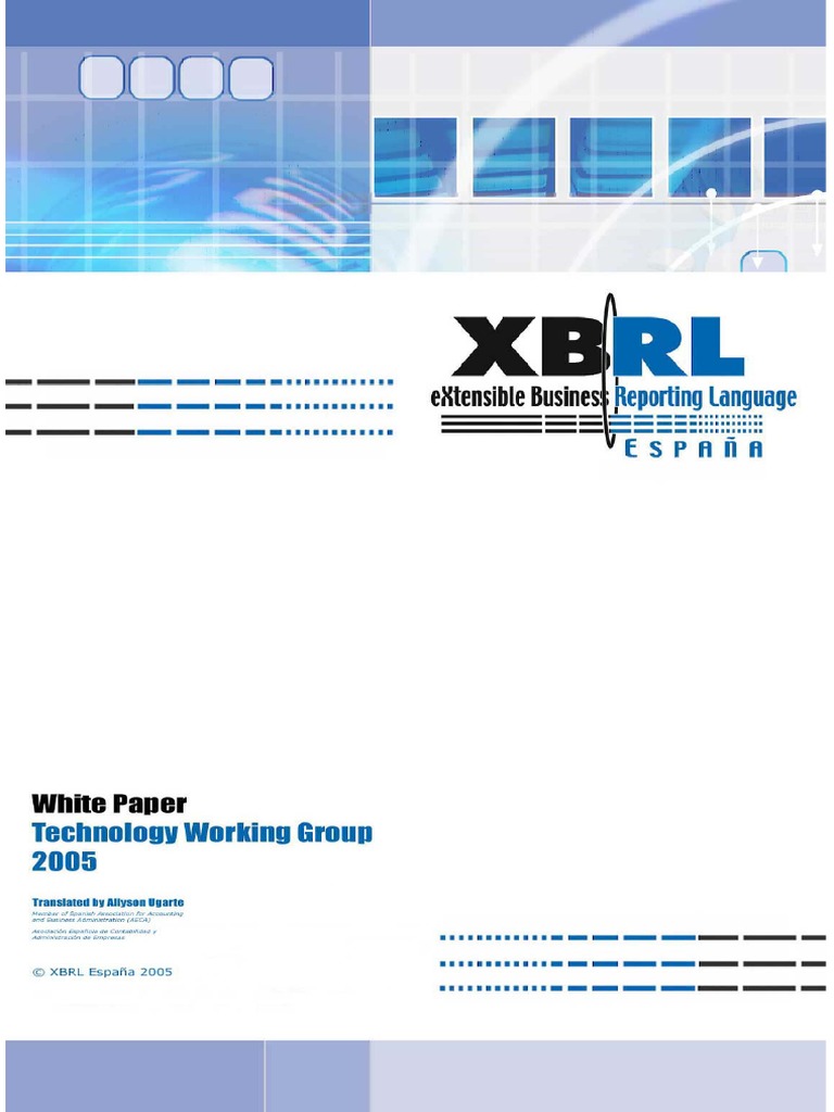 XBRL White Paper PDF | PDF | Databases | Xml