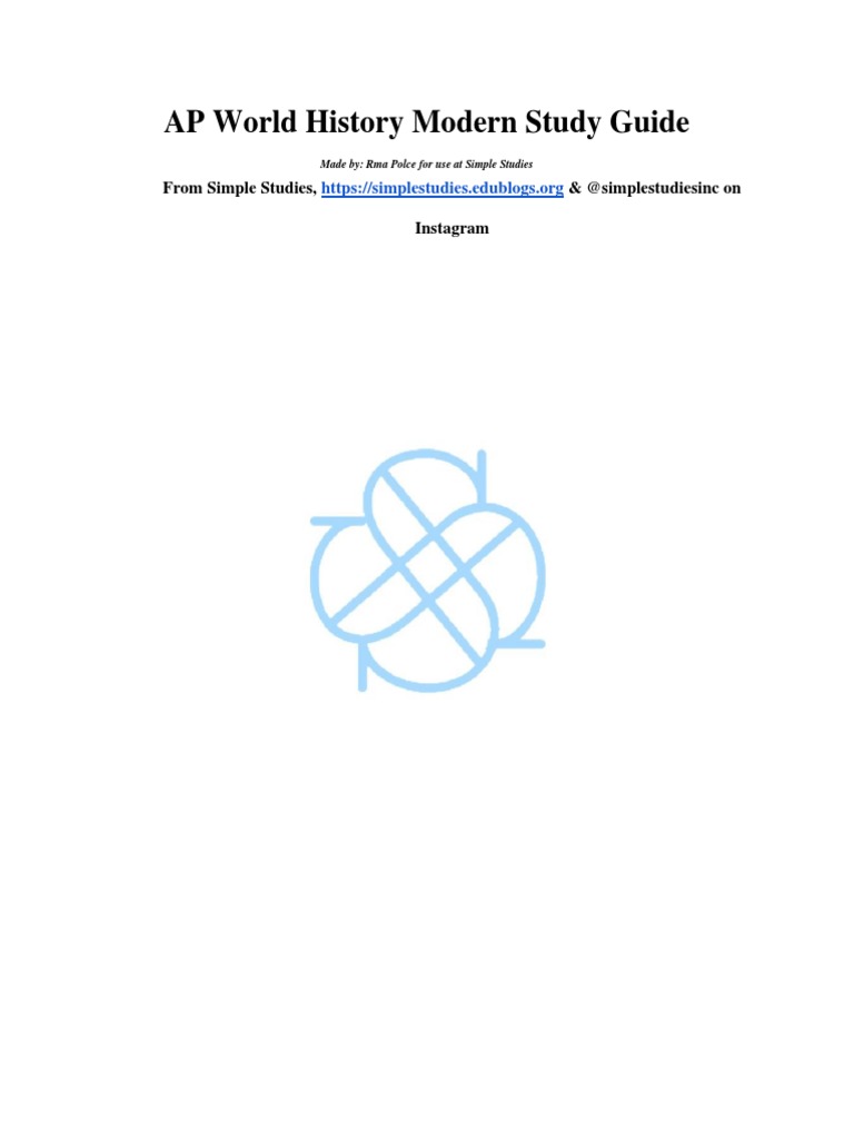 AP World History Study Guide Overview | PDF | Jesus | Muhammad